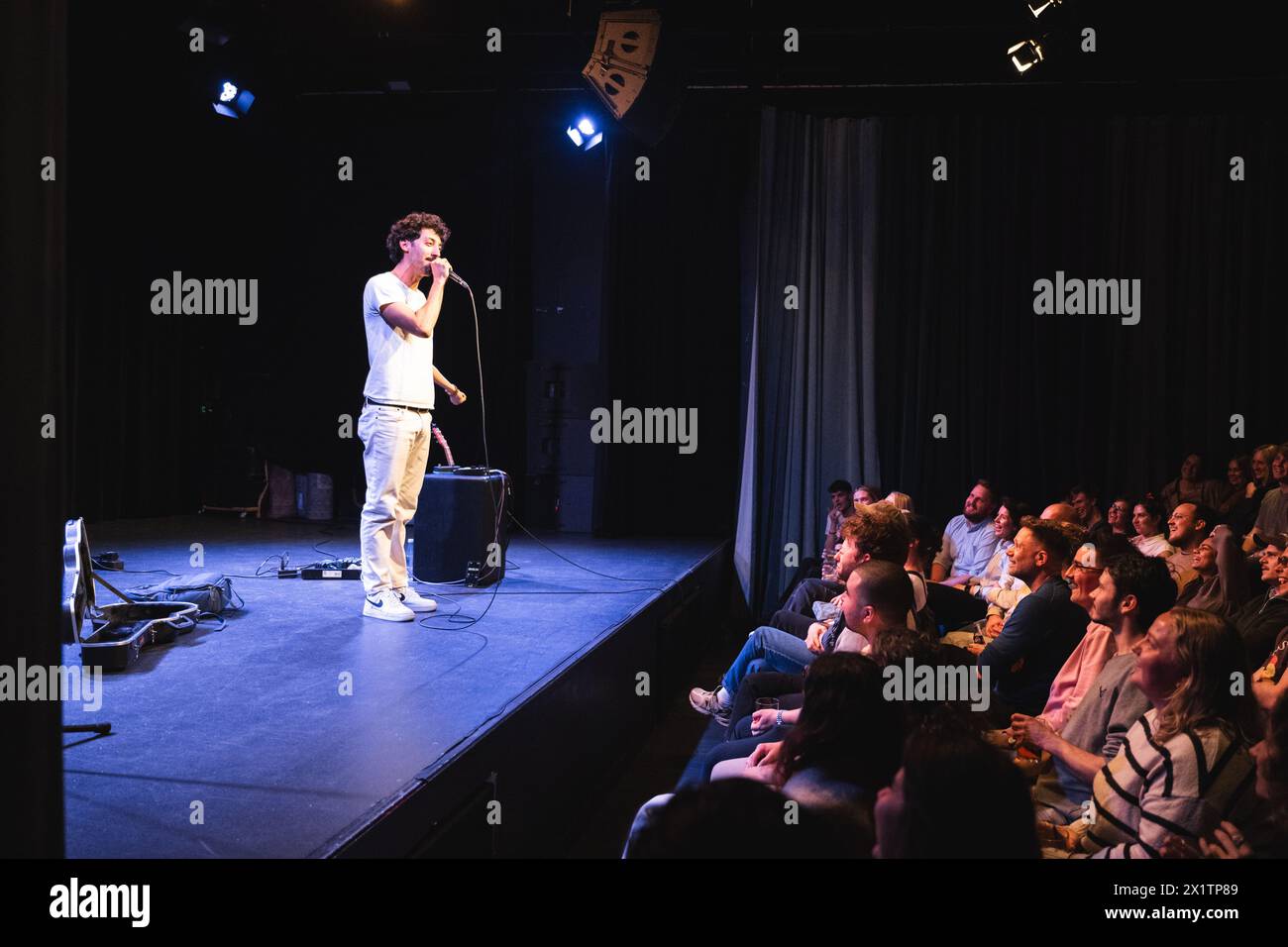 Copenhagen, Denmark. 17th, April 2024. The American comedian Morgan Jay ...