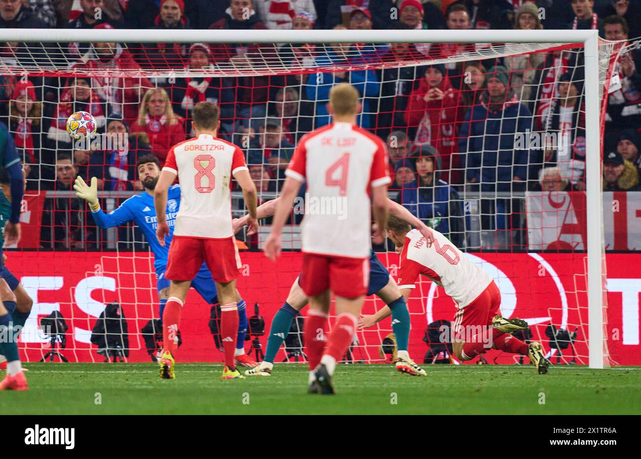 Joshua KIMMICH, FCB 6 scores, shoots goal , Tor, Treffer, Torschuss, 1 ...