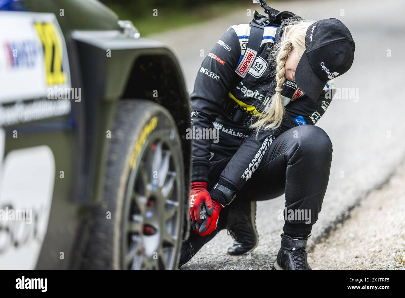 MALKONEN Enni, Toyota Yaris Rally2, portrait during the Croatia Rally ...