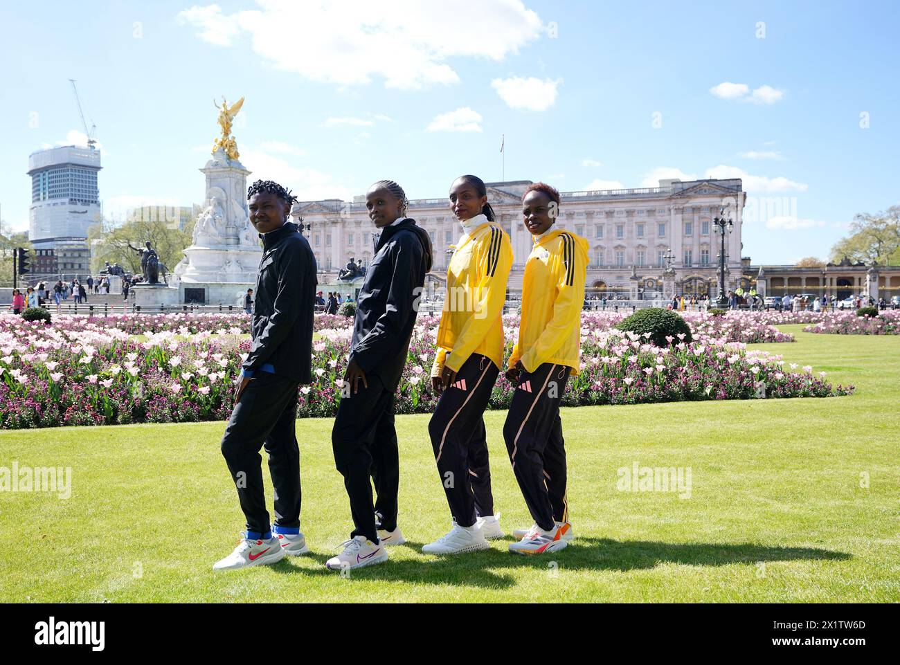 Kenya's Ruth Chepngetich, Kenya's Brigid Kosgei, Ethiopia's Tigst ...