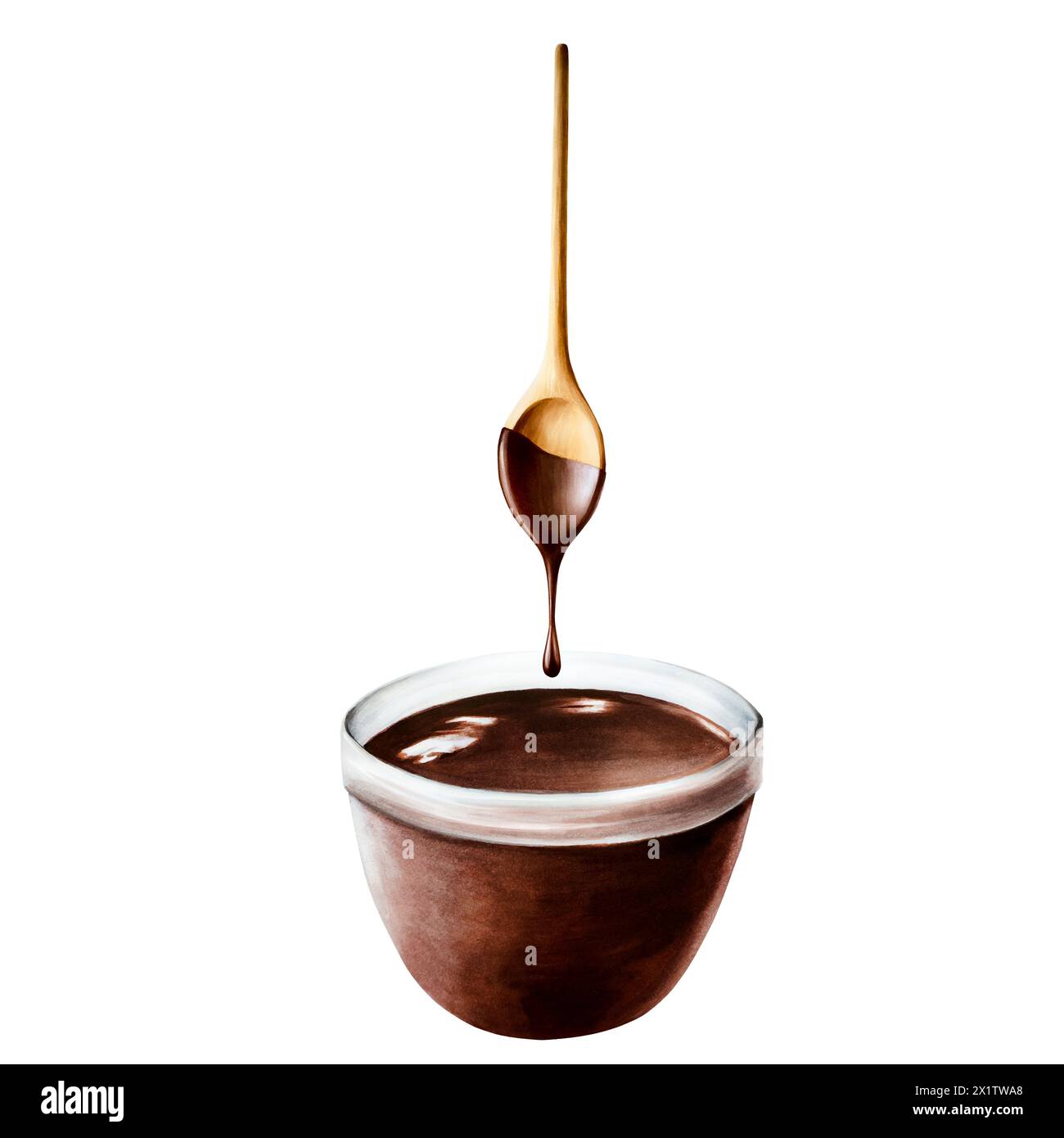 Confectionery coffee on wooden Cut Out Stock Images & Pictures - Alamy