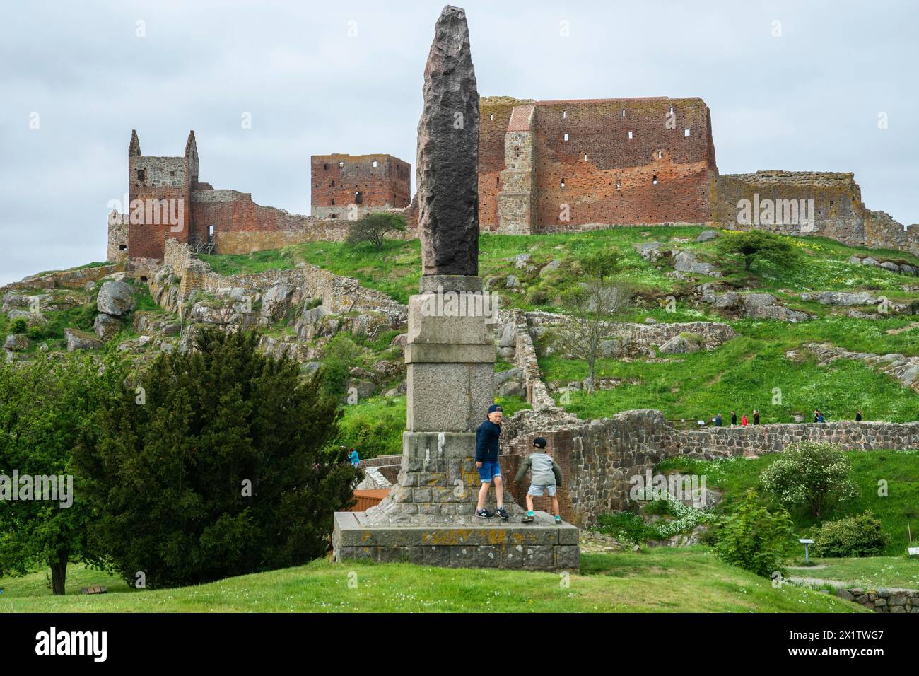 Hammershus was Scandinavia's largest medieval fortification and is one ...