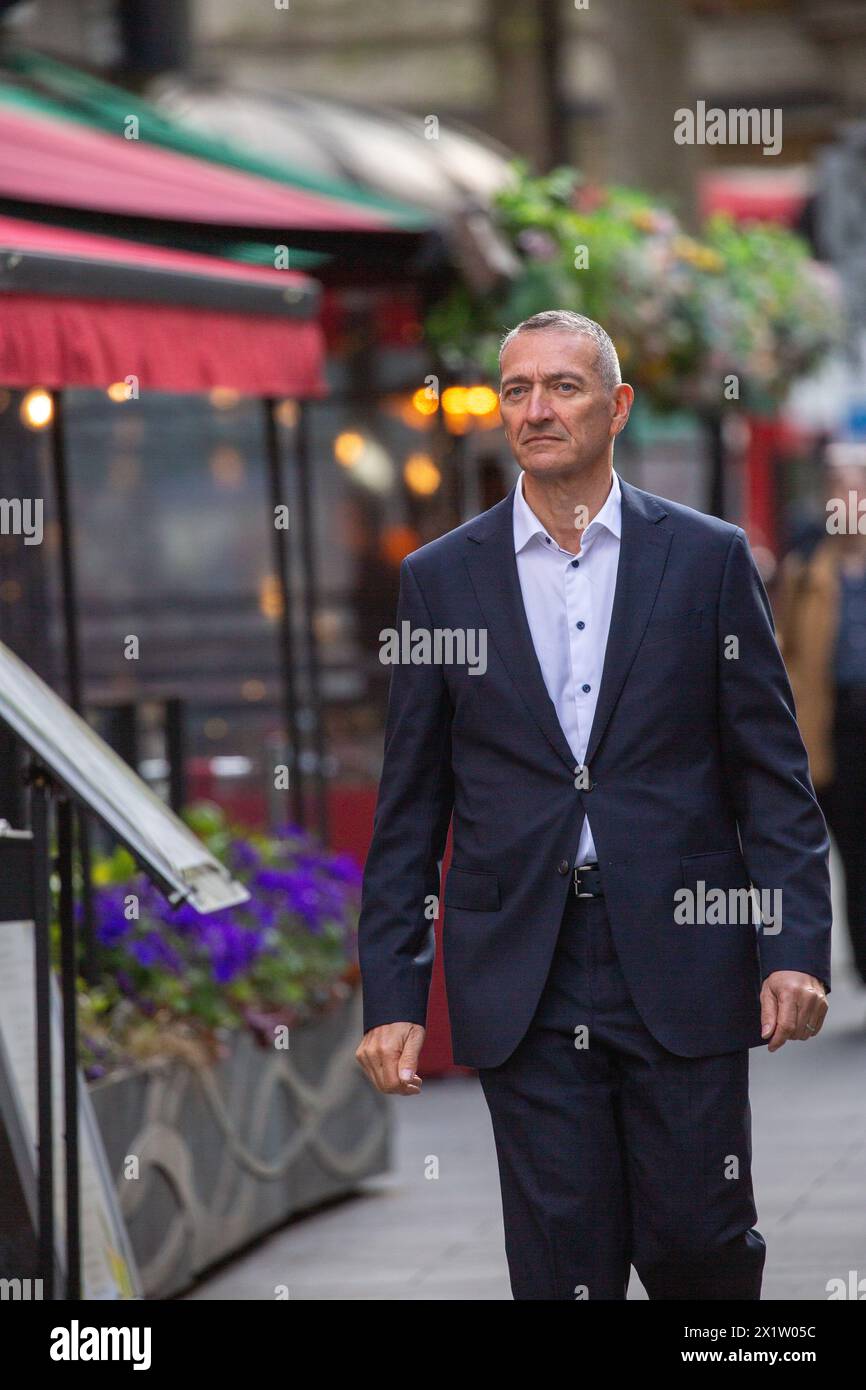 London, uk 18th Apr 2024 Stephen Miron chief executive of Global Radio ...