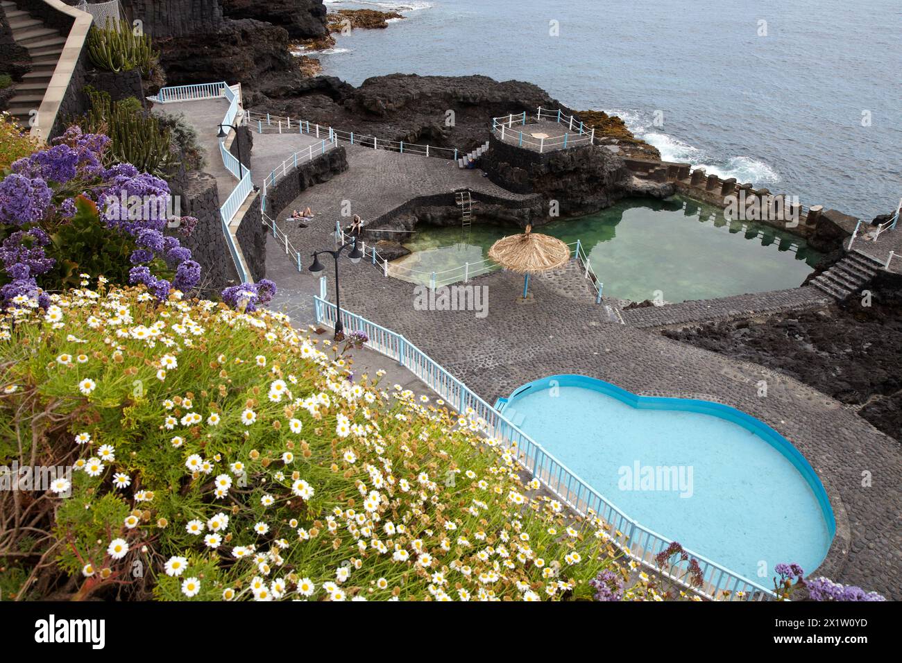 Charco Azul swimming pool in Puerto Espindola near San Andrés, La Palma ...