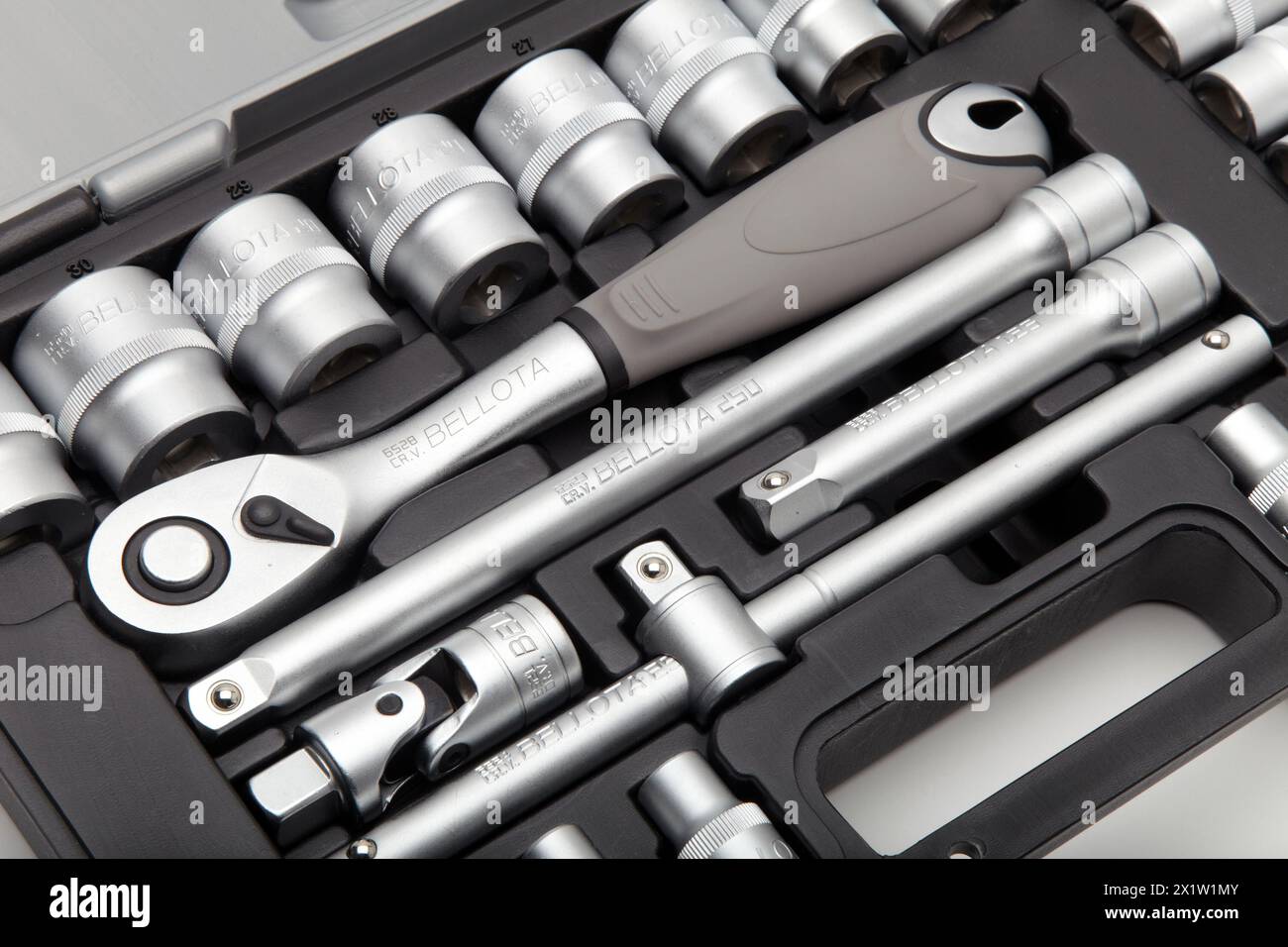 Socket spanners, Industrial hand tool Stock Photo - Alamy