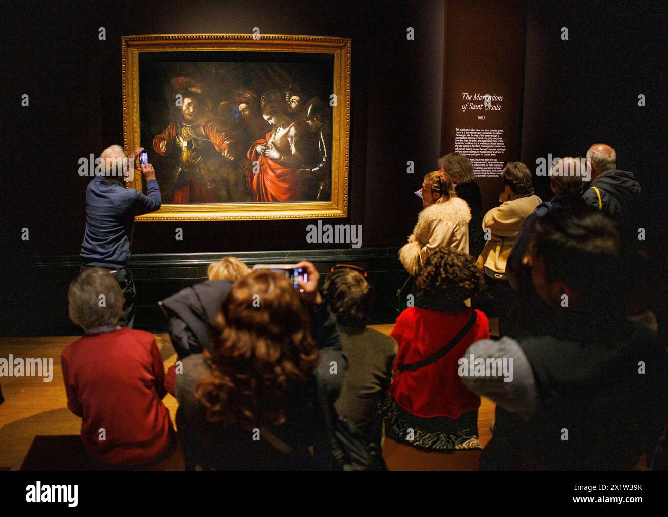 London, UK. 18th Apr, 2024. The National Gallery display Caravaggio's ...