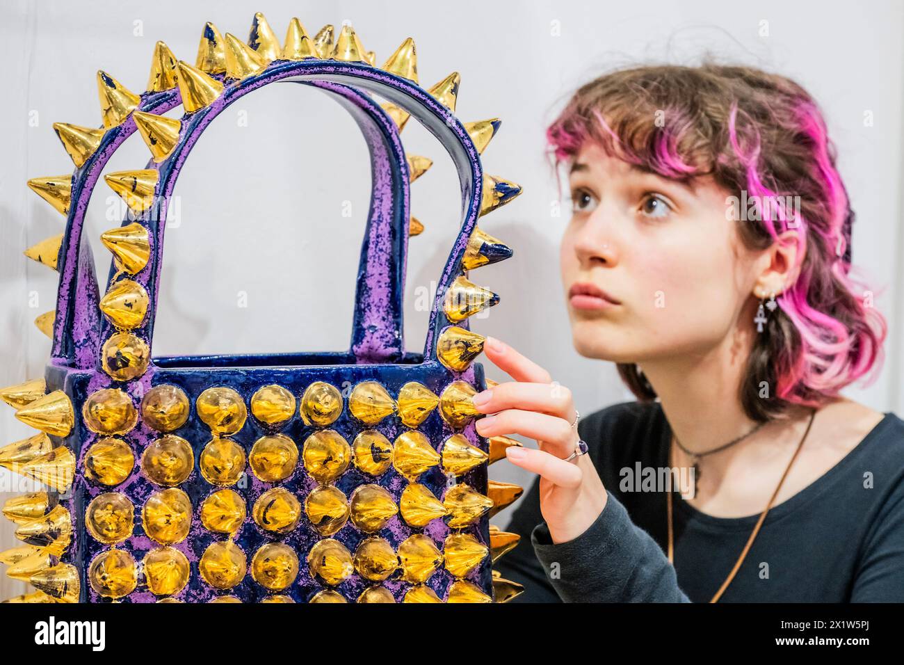 London, UK. 18th Apr, 2024. Ava Coppin, Central St Martins 1st yr (show ...