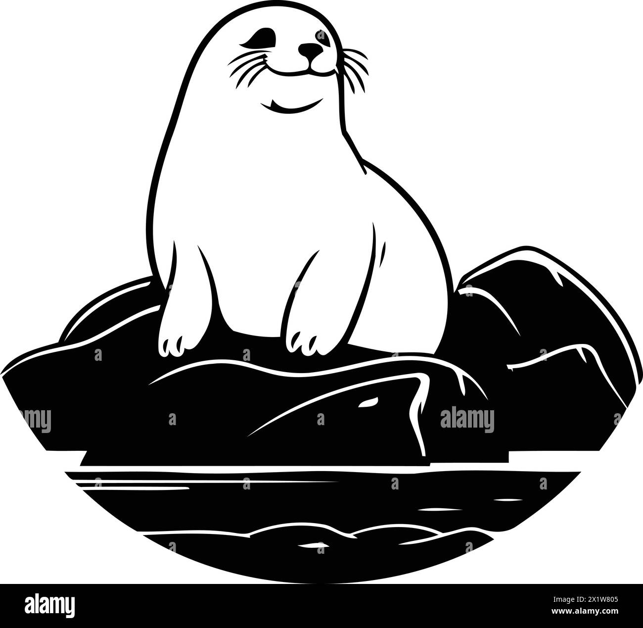 Lion rock art Stock Vector Images - Alamy