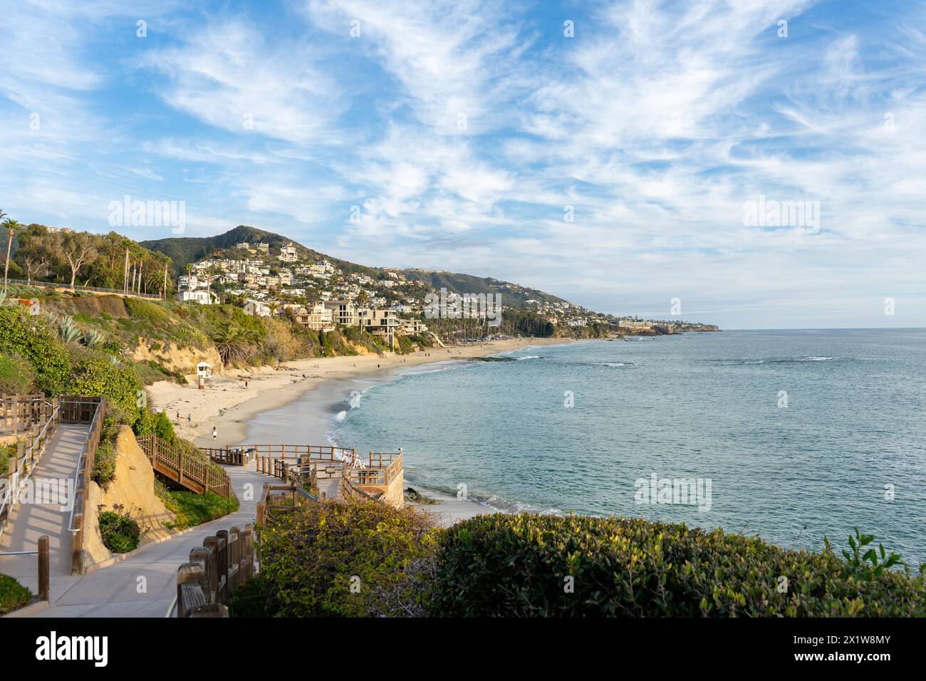 Beautiful and serene view with the ocean in the background at south ...
