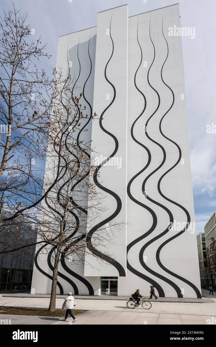 Modern architecture, office building, Novartis Campus, Basel, Canton of ...