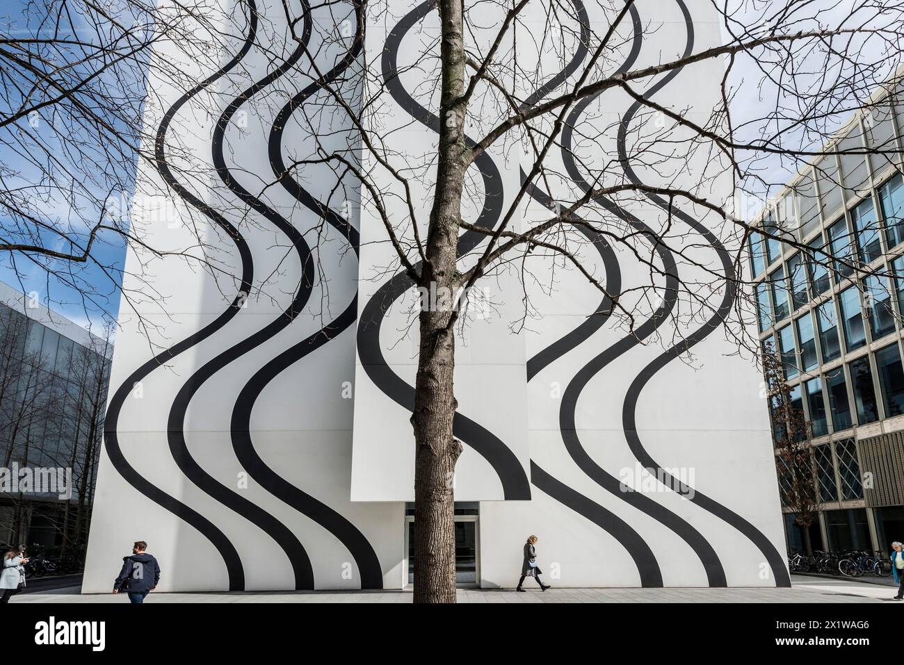 Modern architecture, office building, Novartis Campus, Basel, Canton of ...