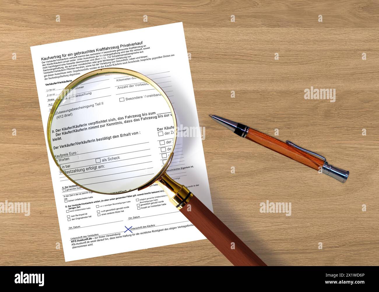 Vehicle contract hi-res stock photography and images - Alamy
