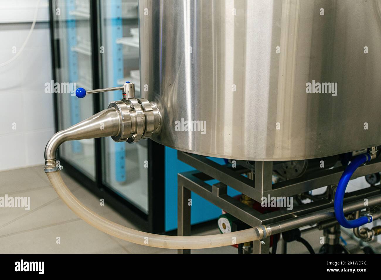 Fermentation tank. Equipment for the production of beer, cheese ...
