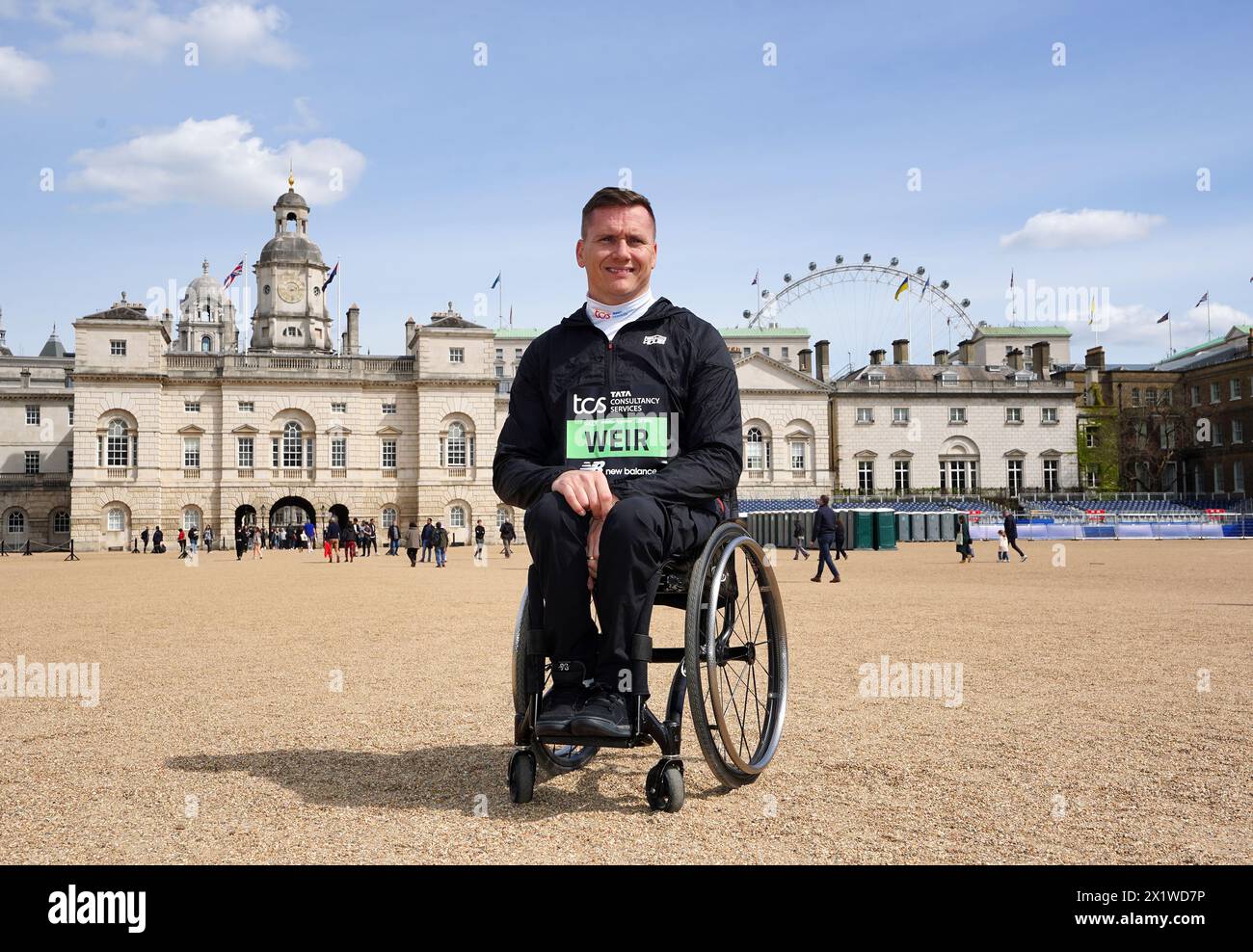 David Weir ahead of the elite wheelchair press conference held at the ...