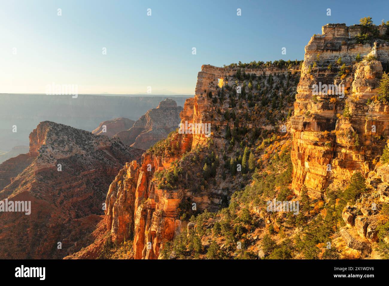 View of the Angels Window at Cape Royal, North Rim, Grand Canyon ...