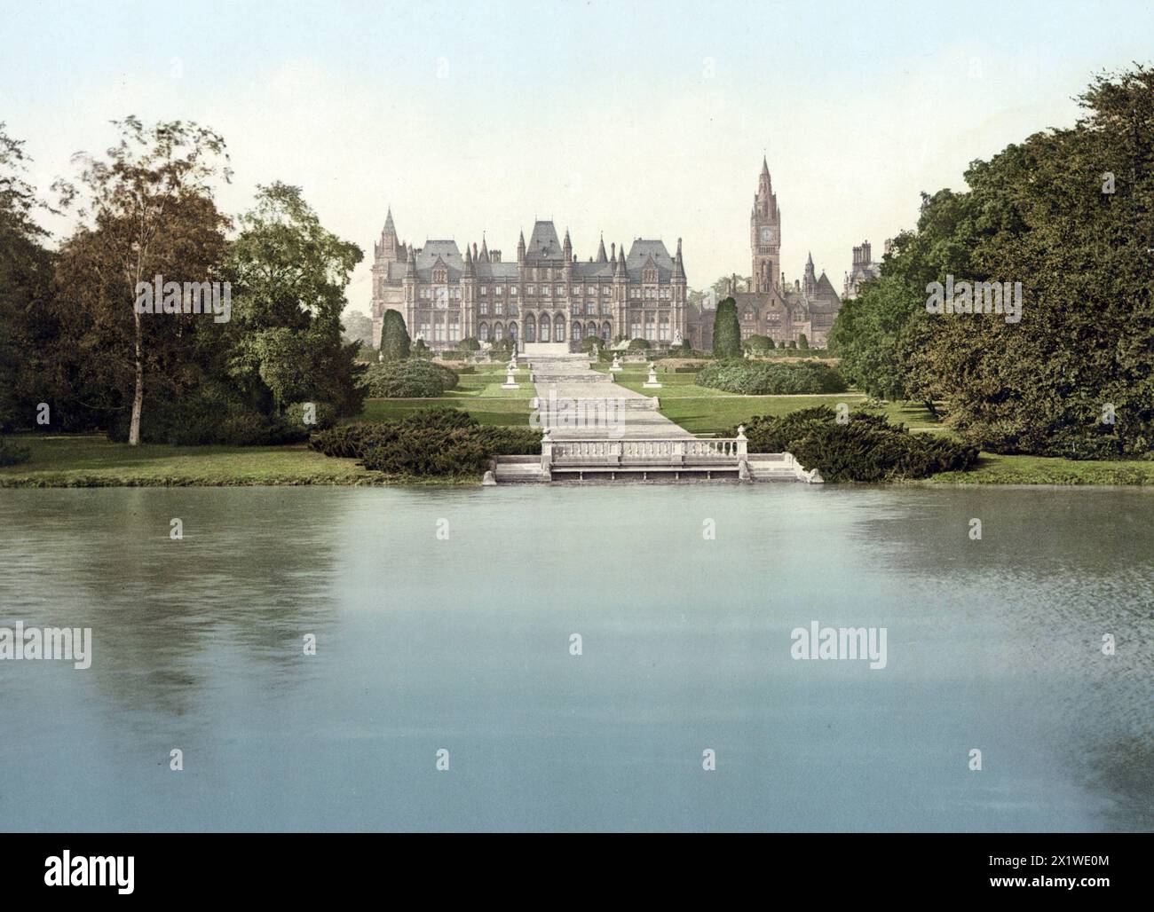 Eaton Hall ist ein Landhaus südlich des Dorfes Eccleston in der ...