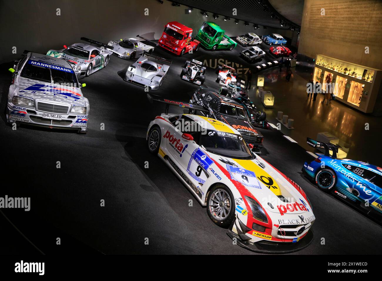 Racing cars, touring cars, racing trucks, Mercedes-Benz Museum ...