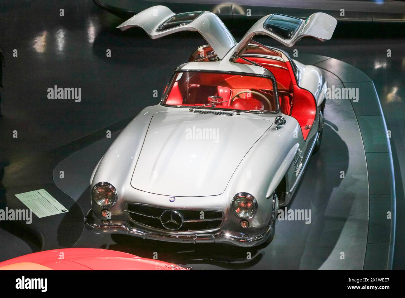 Mercedes-Benz 300 SL Coupe, Gullwing, Mercedes-Benz Museum, Stuttgart, Baden-Wuerttemberg ...