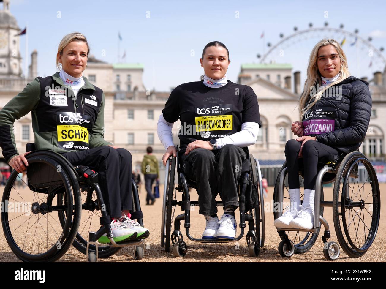 Manuela Schar, Eden Rainbow-Cooper and Madison de Rozario ahead of the ...
