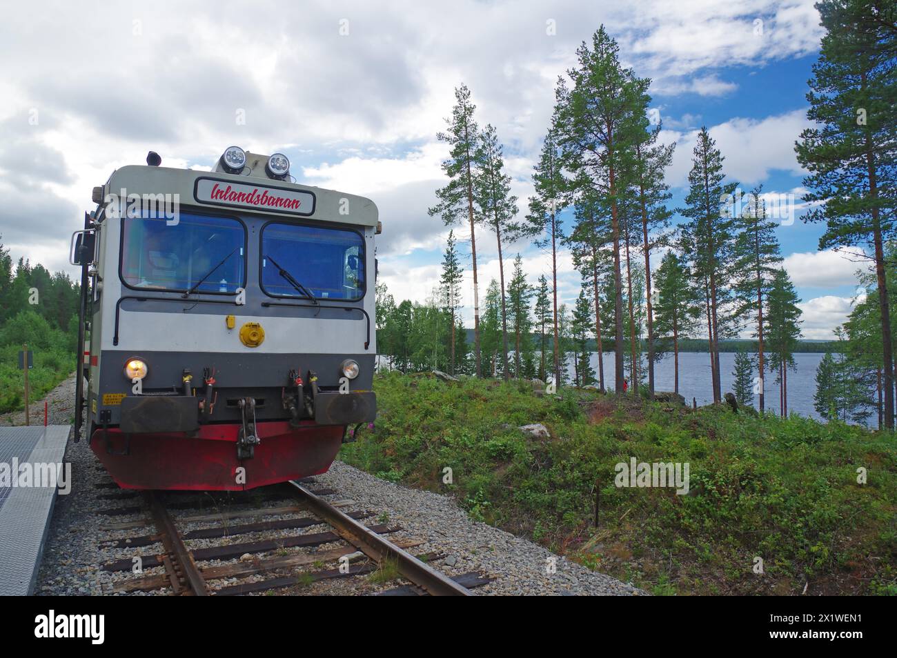Inlandsbanan sweden train hi-res stock photography and images - Alamy