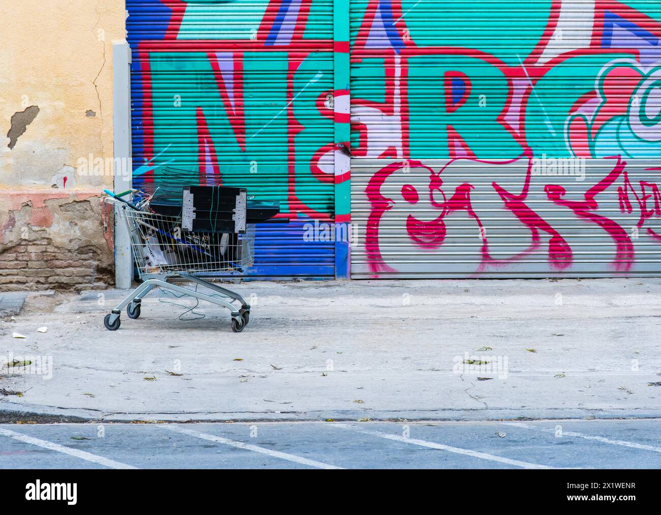 Shopping trolley collector hi-res stock photography and images - Alamy