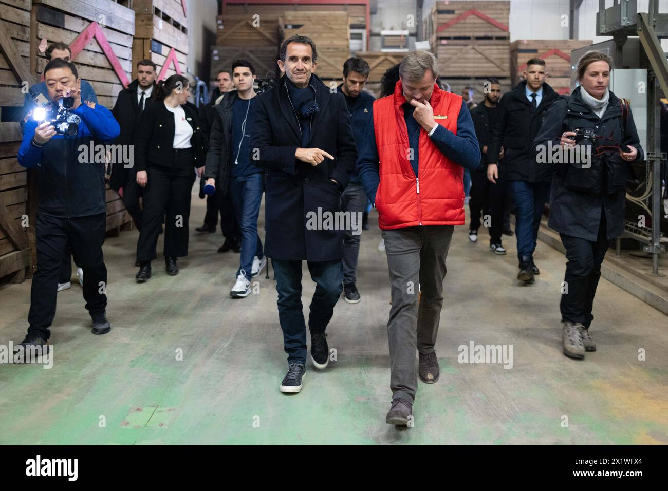 CEO of the Vaulerand farm Lionel Plasmans, Chairman and Chief Executive ...