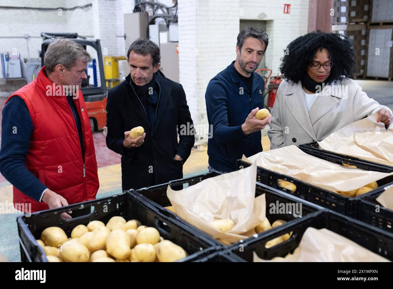 CEO of the Vaulerand farm Lionel Plasmans, Chairman and Chief Executive ...