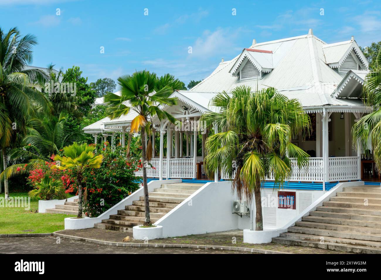Old creole plantation house in Domaine de Val des Prés, Mahé island ...
