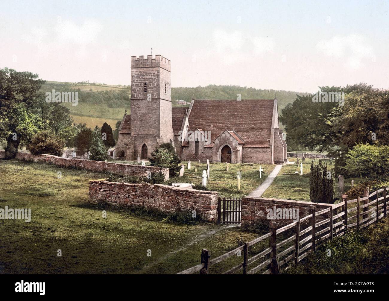 The Anglican Church of St Michael in Wayford, Somerset, England was ...