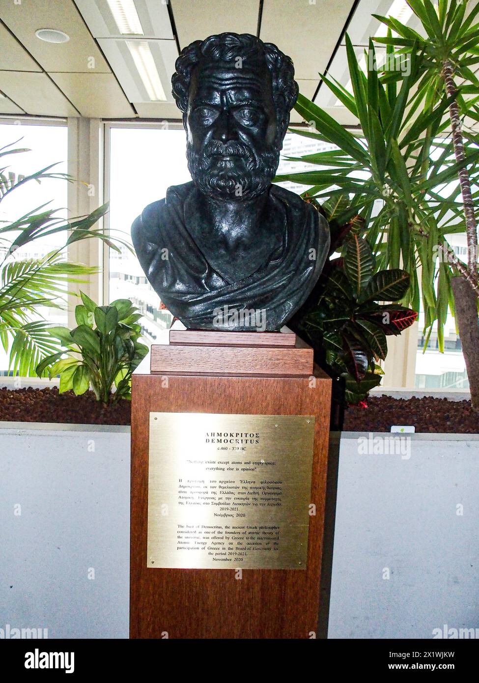 Vienna, Austria, Austria. 16th Apr, 2024. Bronze head of Ancient Greek ...