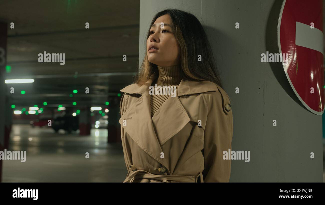 Girl driving car in tunnel hi-res stock photography and images - Alamy