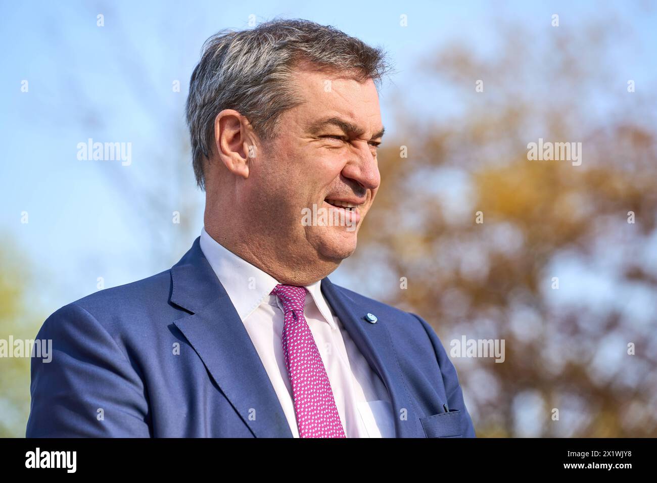 Munich, Bavaria, Germany - 11 April 2024: Portrait of Prime Minister Dr ...