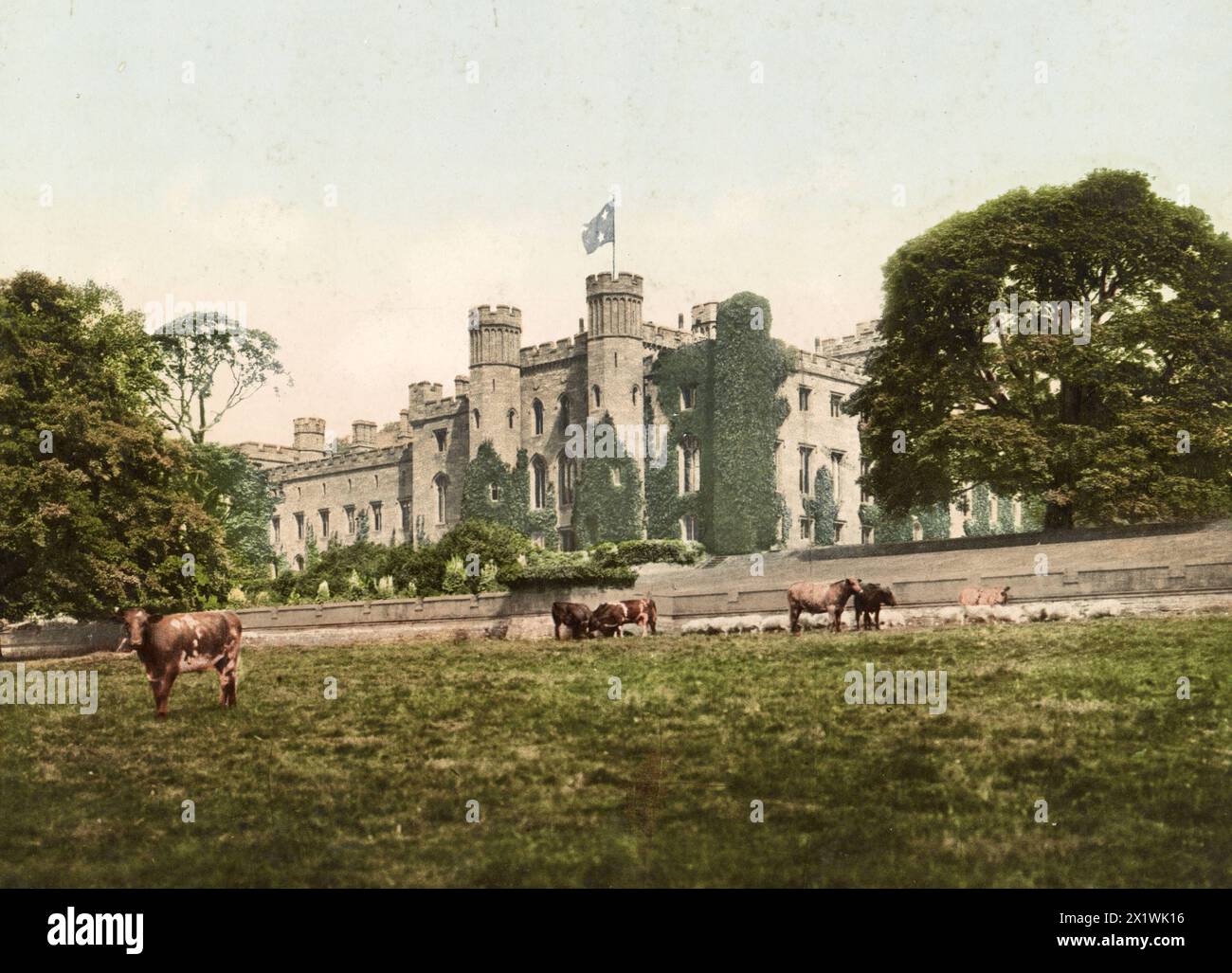 Scone Palace, ein schottisches Schloss in der Nähe der Stadt Perth ...