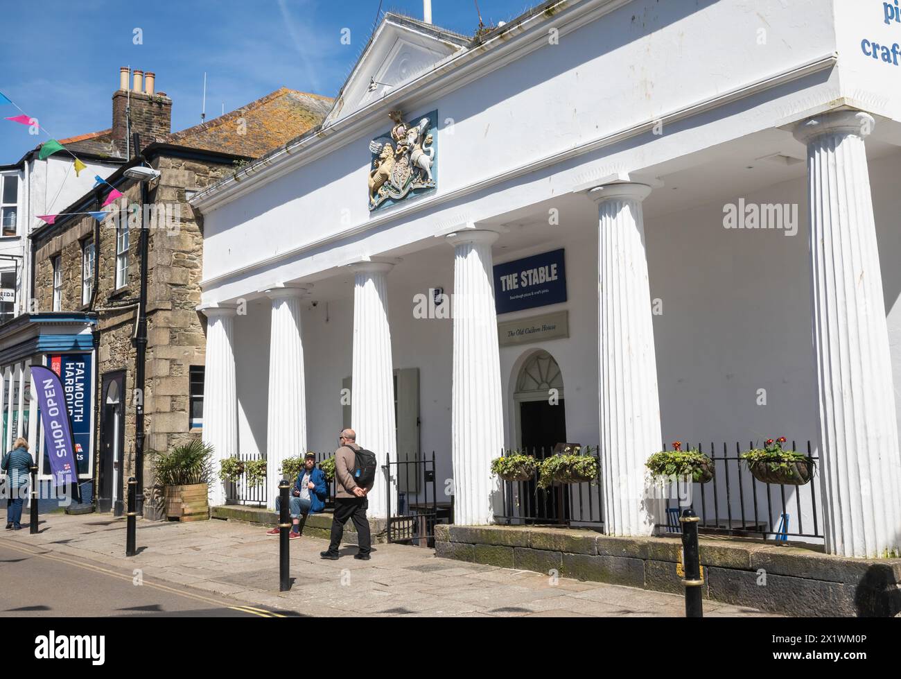 Falmouth, Cornwall, 18th April 2024, Many people were out enjoying all ...