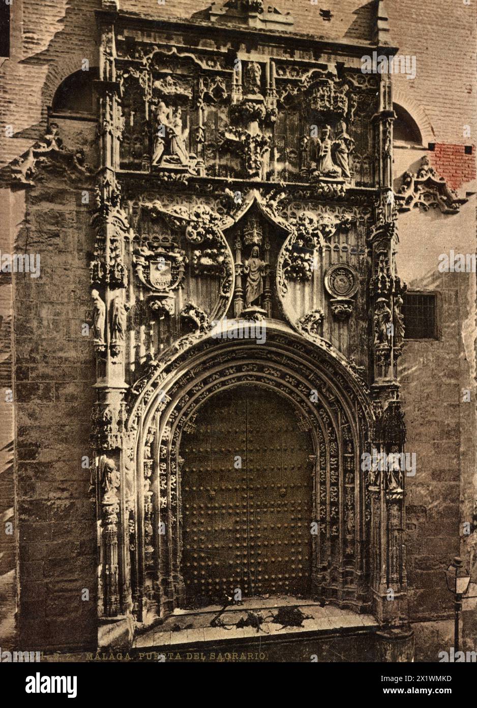 Puerta del Sagracio, Madrid, Spanien, um 1890, Historisch, digital ...