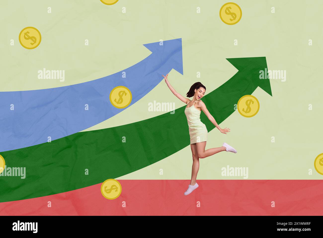 Sketch artwork photo collage of silhouette young attractive lady pose ...