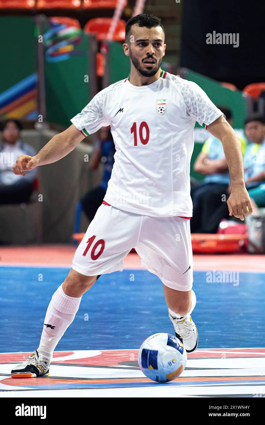 Bangkok, Thailand. 18th Apr, 2024. Salar Aghapour #10 of IR Iran seen ...