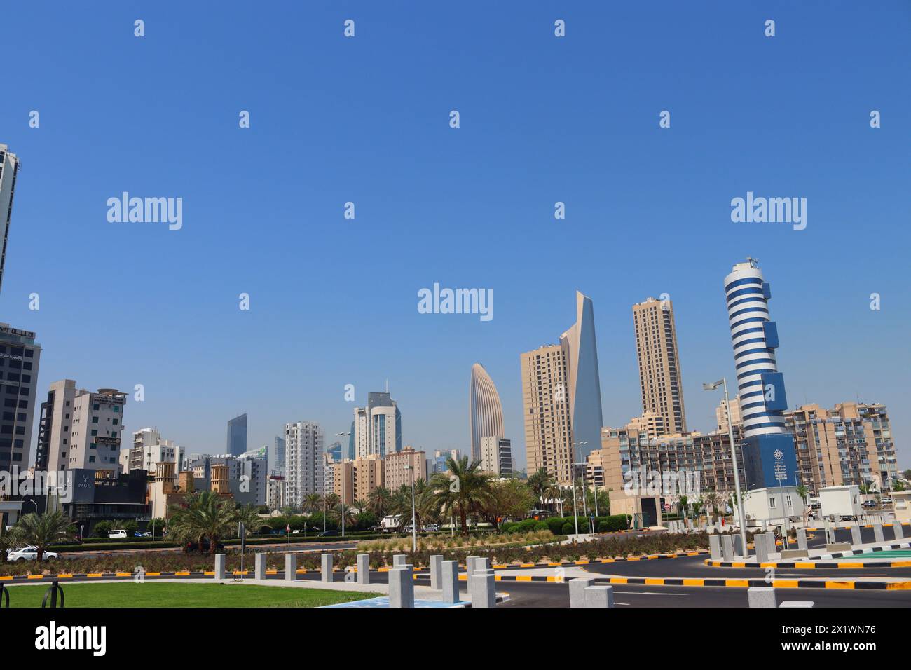 Kuwait City Towers Stock Photo - Alamy