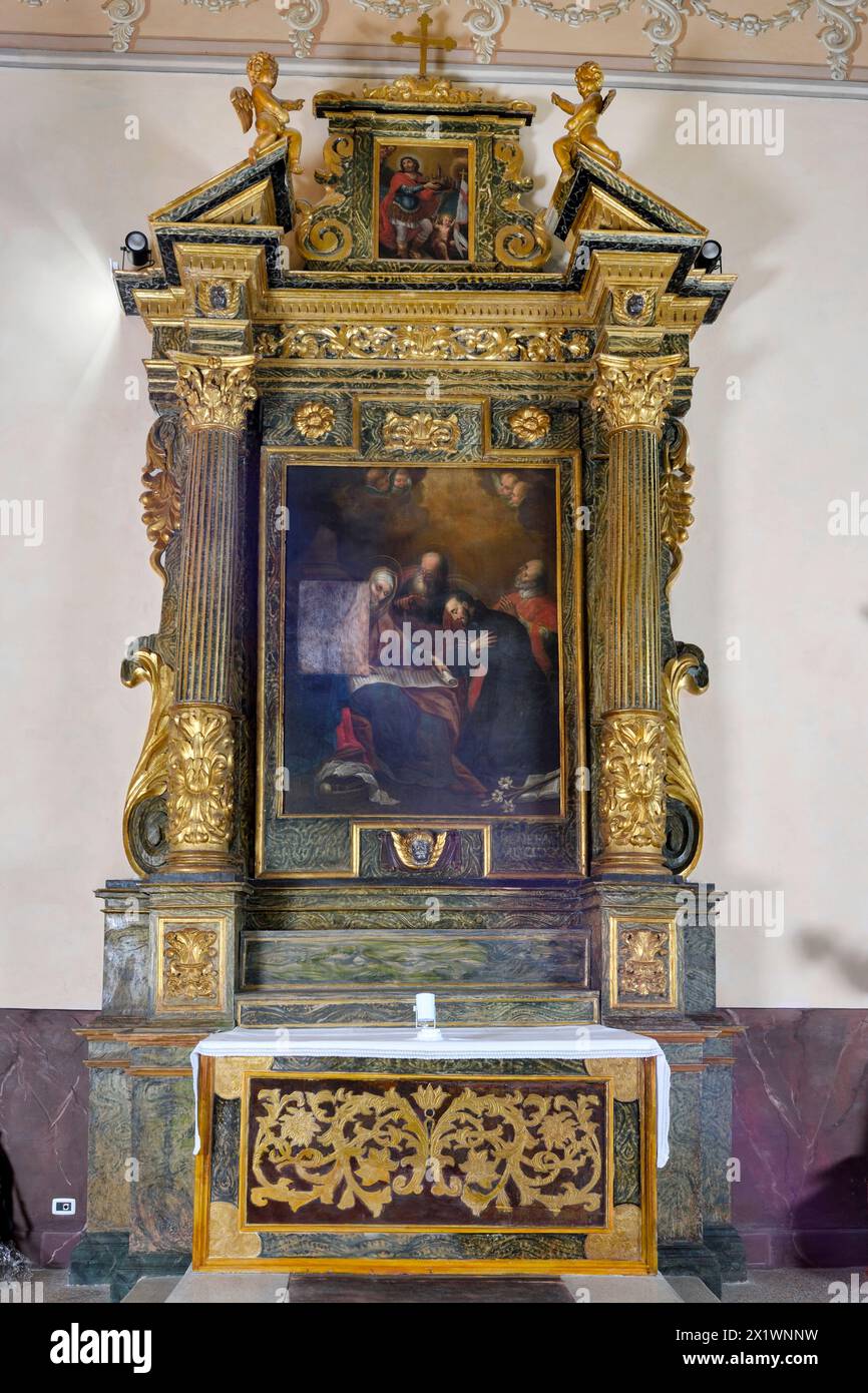 First Altar On the Left Dedicated to Sant'anna. the Altarpiece ...