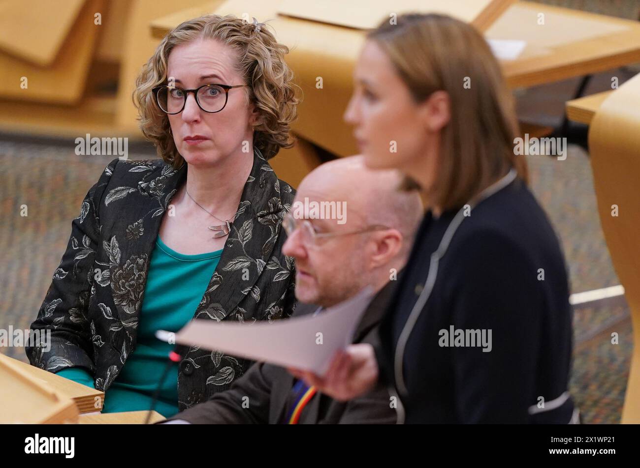 Scottish Green party co leaders Patrick Harvie and Lorna Slater ...