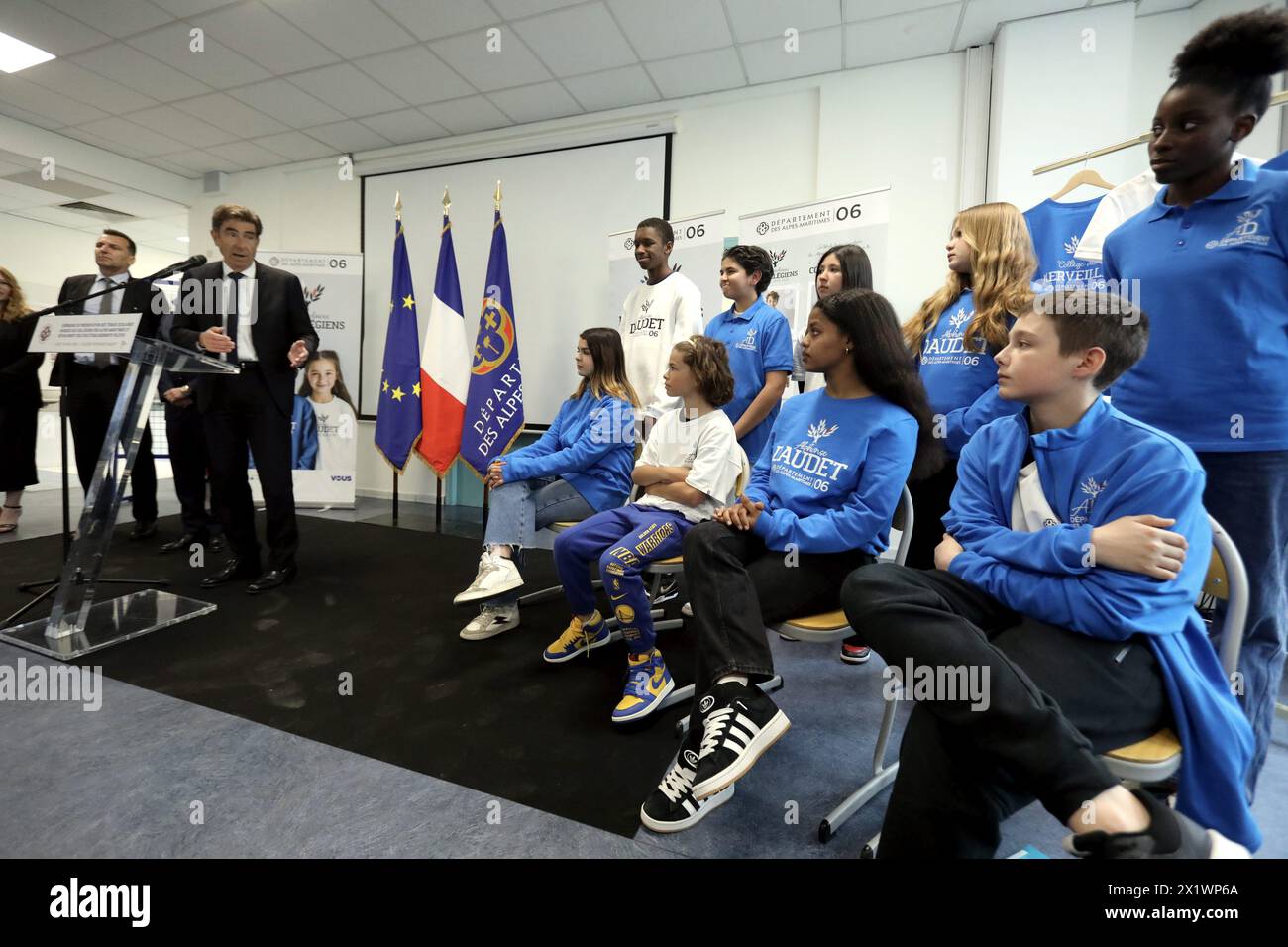 Nice, France. 14th Apr, 2024. © PHOTOPQR/NICE MATIN/Cyril Dodergny ...