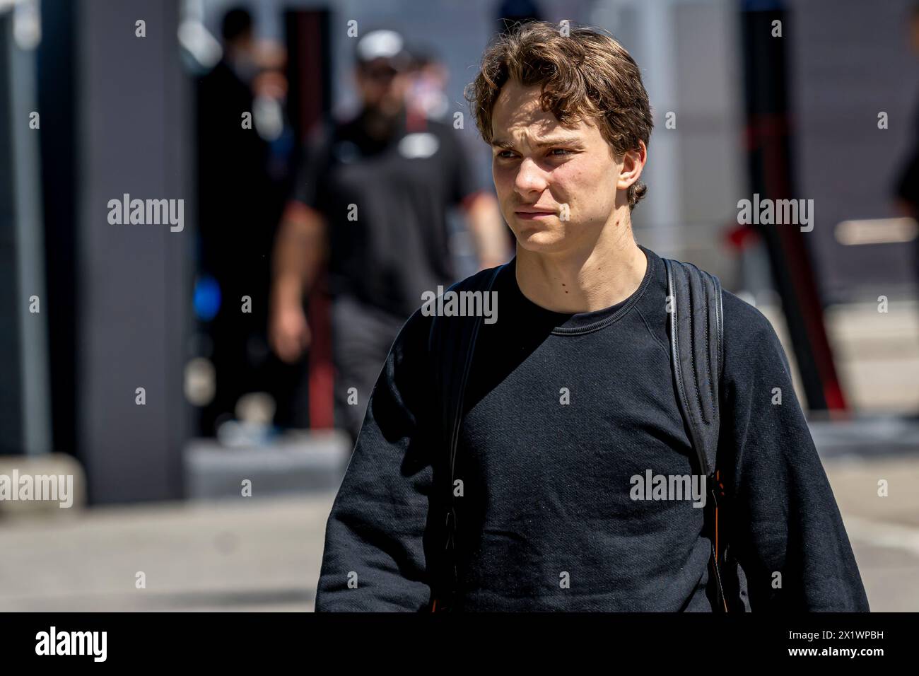 Shanghai, China, April 18, Oscar Piastri, from Australia competes for ...