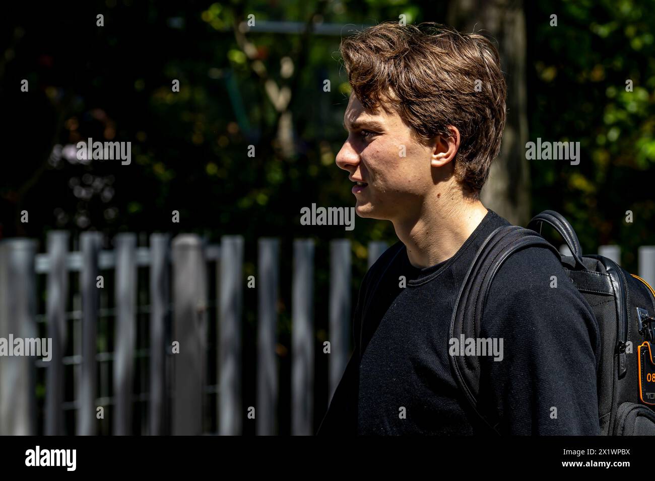 Shanghai, China, April 18, Oscar Piastri, from Australia competes for ...