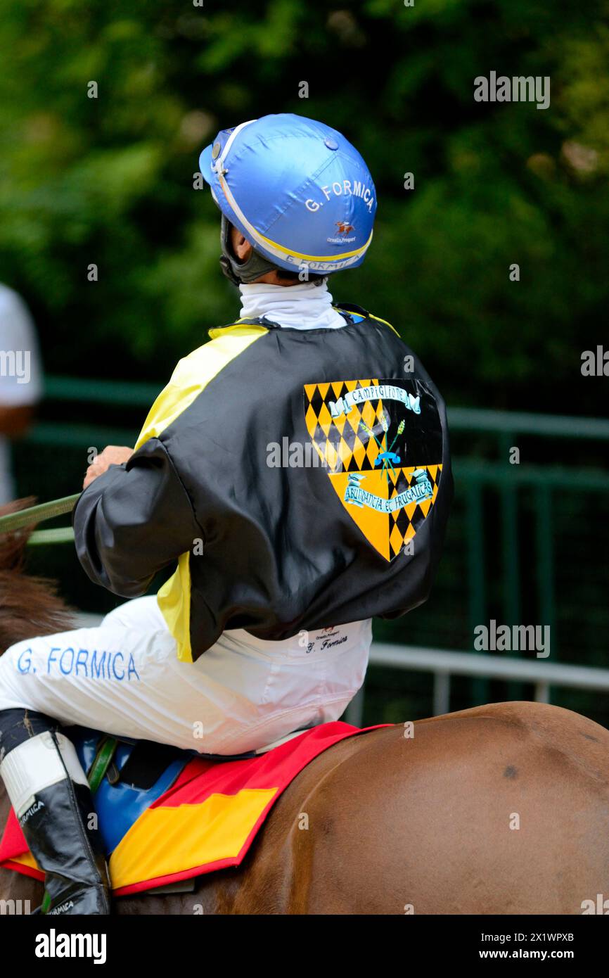 The Palio of the Cavalcade of the Assumption. Fermo. Marche Stock Photo ...