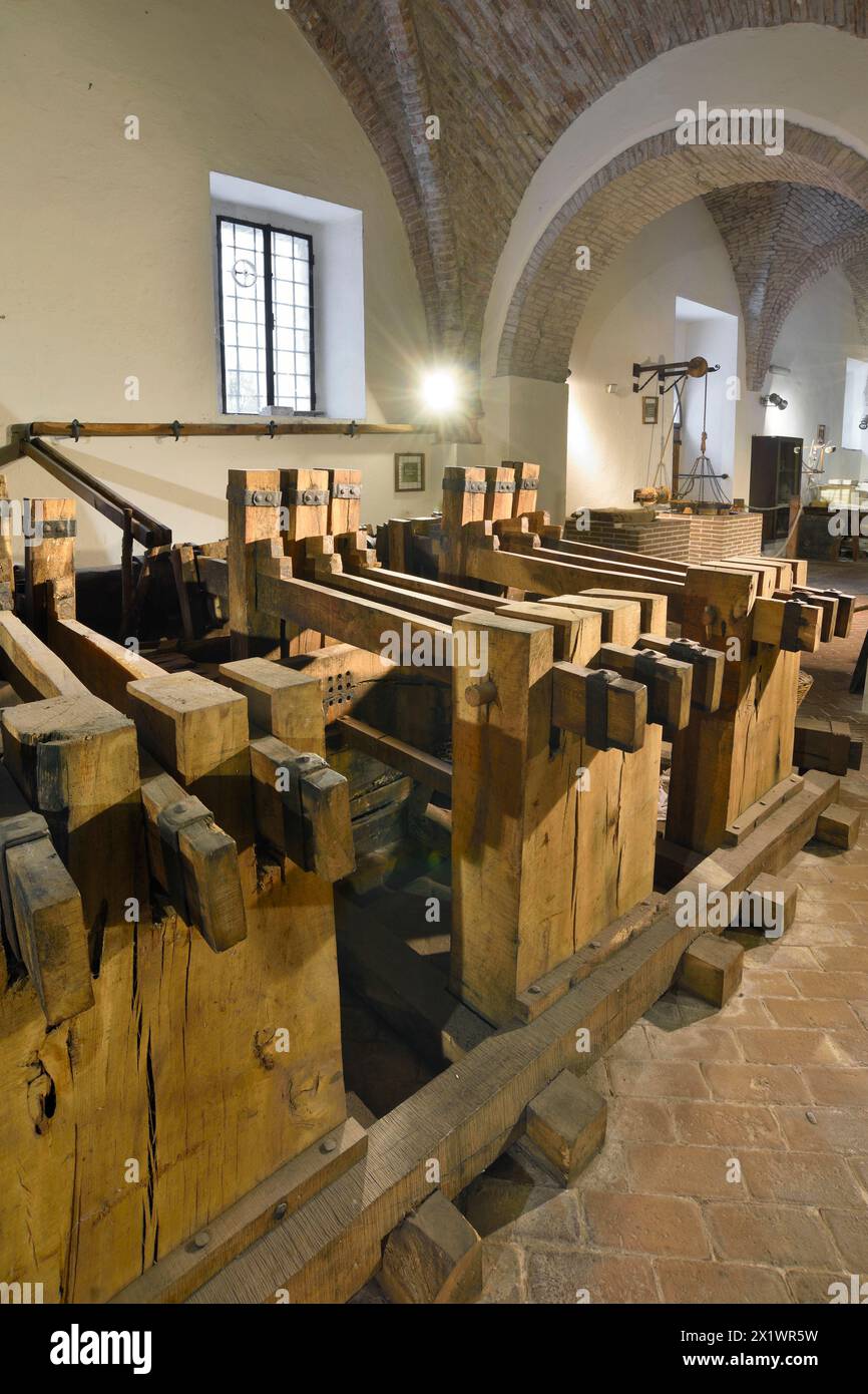 Hammer Stack. Hand Paper Processing Room. Museum of Paper and Watermark ...