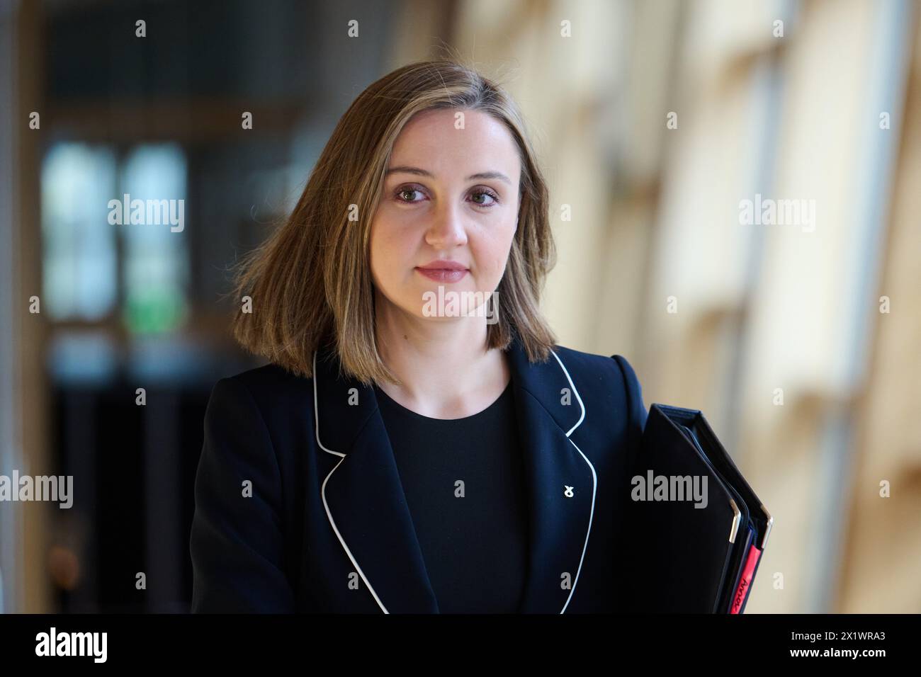 Edinburgh Scotland, UK 18 April 2024. Cabinet Secretary for Wellbeing ...