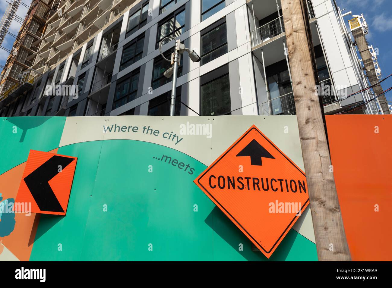 Sign of the times: Ongoing construction in downtown Toronto has altered ...