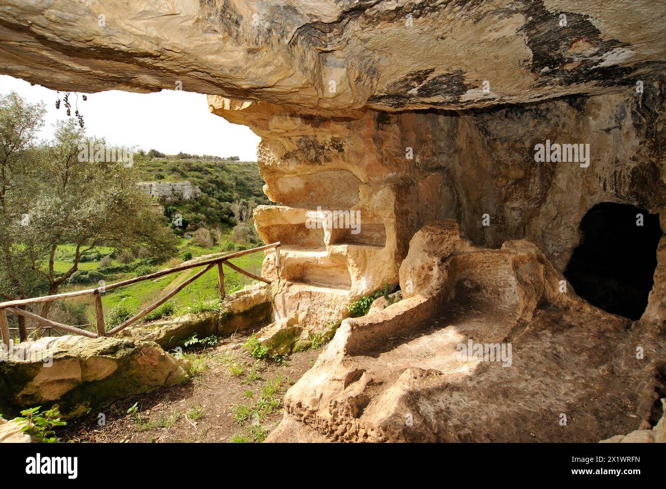 Modica. Quarry of Spica. Sicily. Italy Stock Photo - Alamy