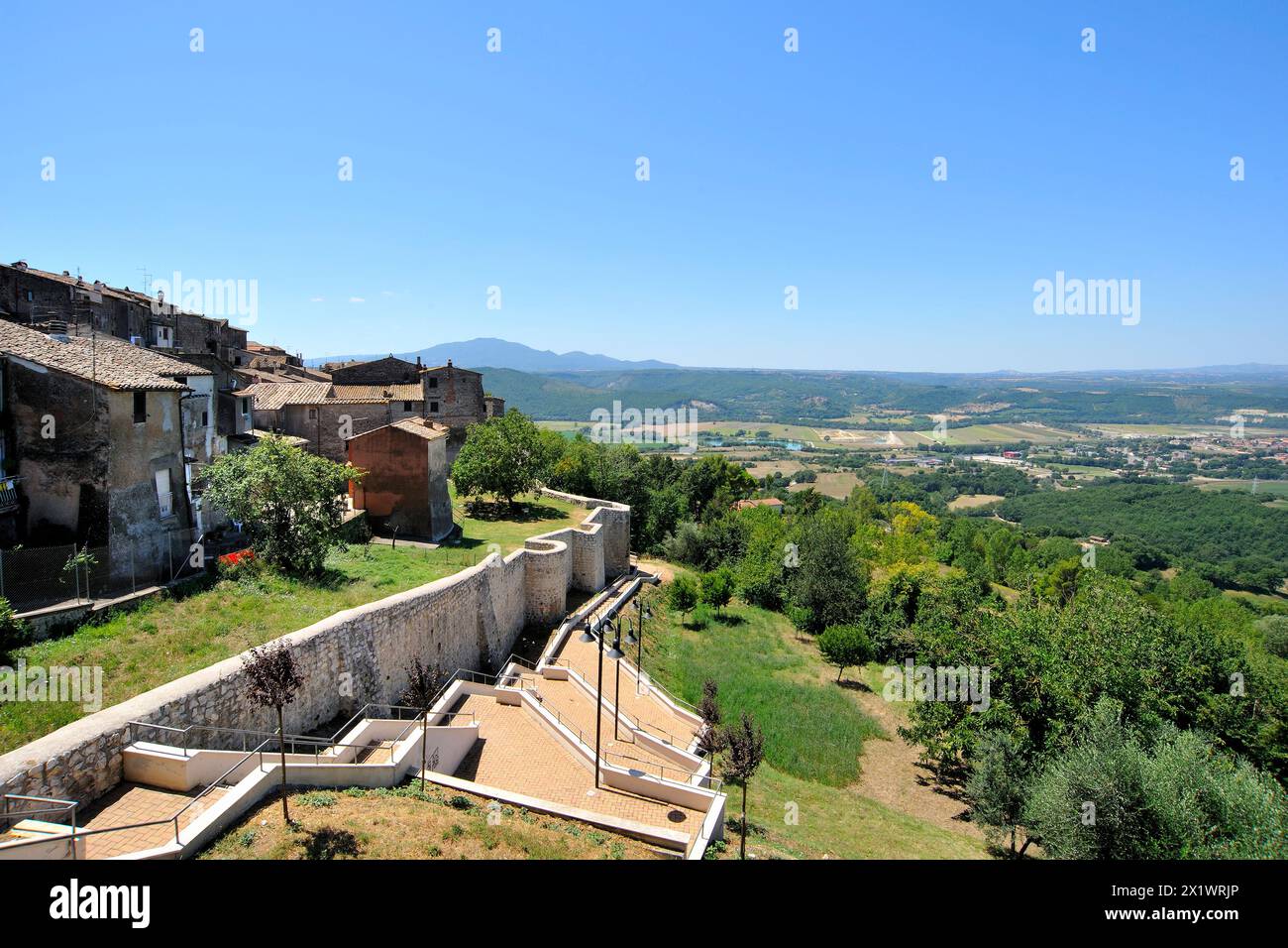 Panorama On the Val Tiberina. Giove. Umbria. Italy Stock Photo - Alamy