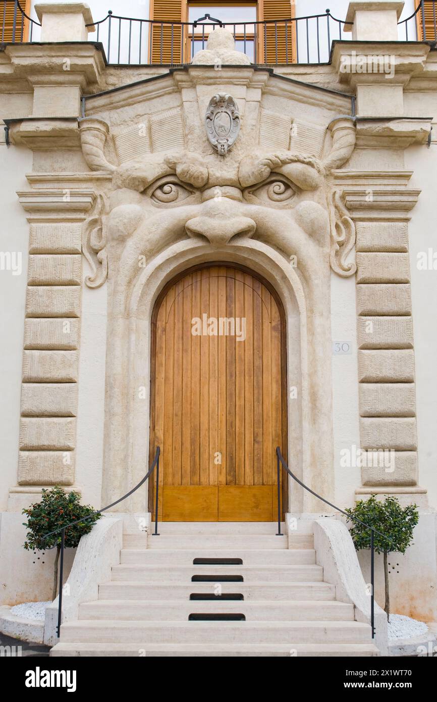 Palazzo Zuccari. Home of the Hertziana Library. Rome. Lazio. Italy ...